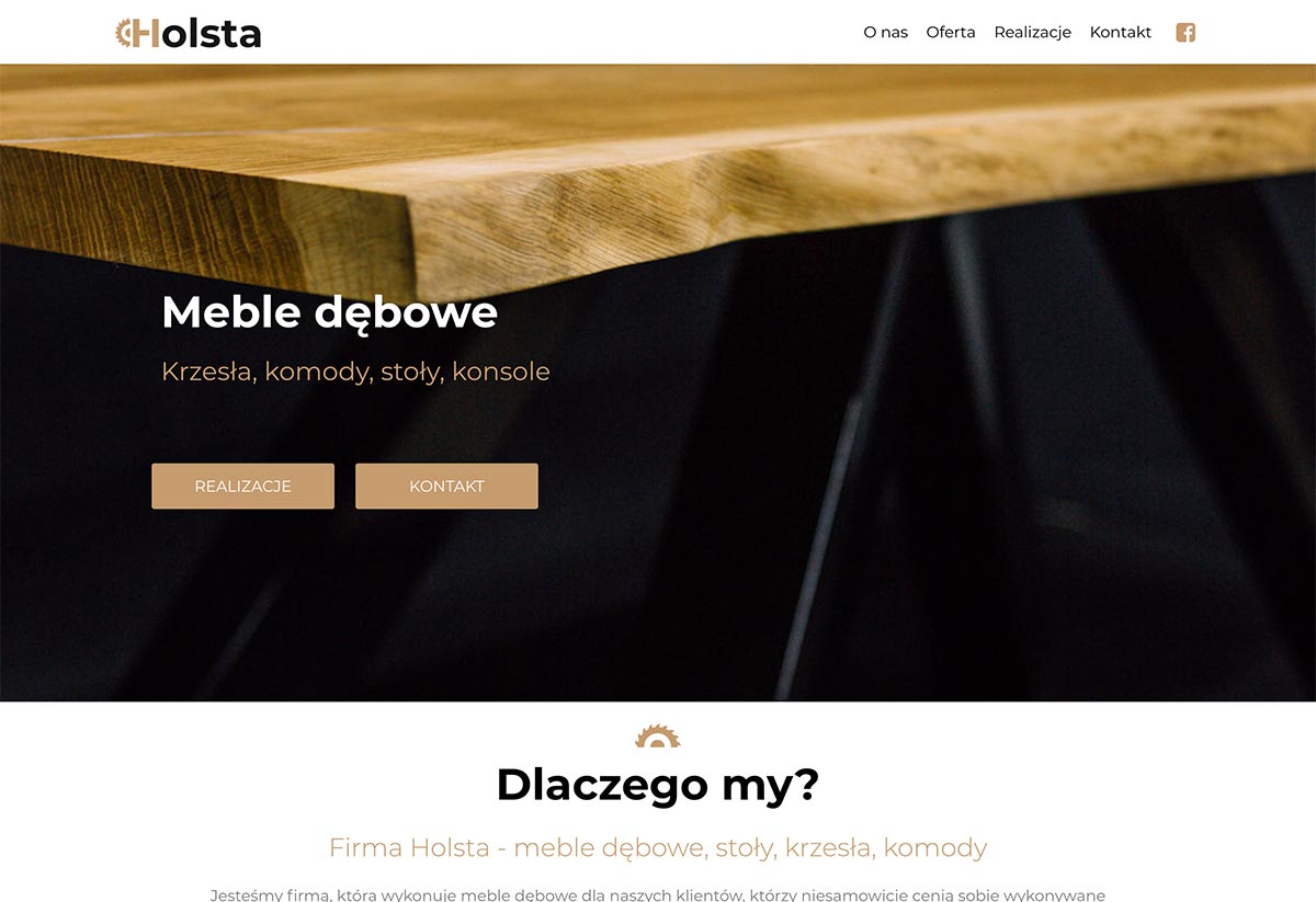 Stolarnia Holsta - meble dębowe, Bydgoszcz, Piła